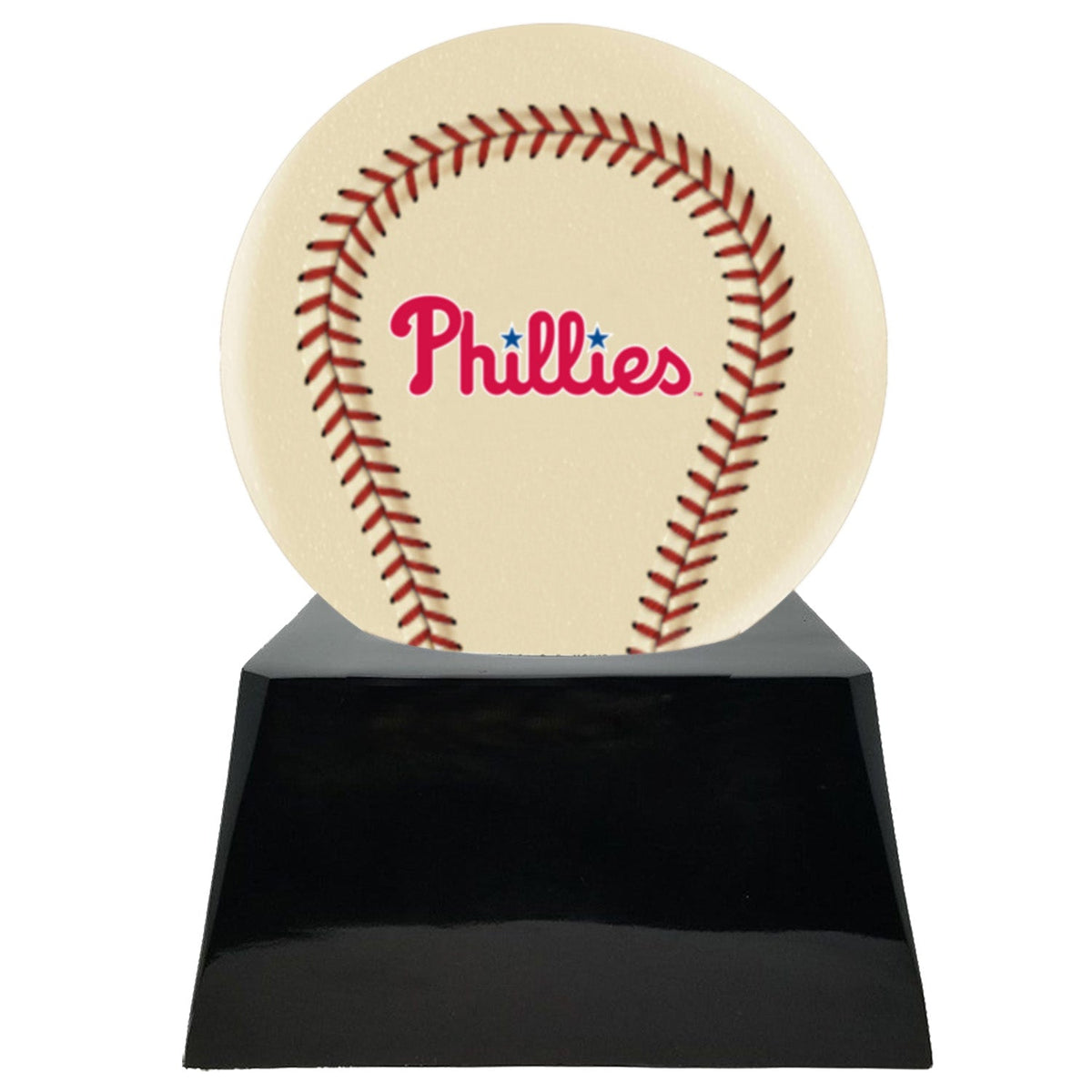 Baseball Cremation Urn with Optional Ivory Philadelphia Phillies Ball ...