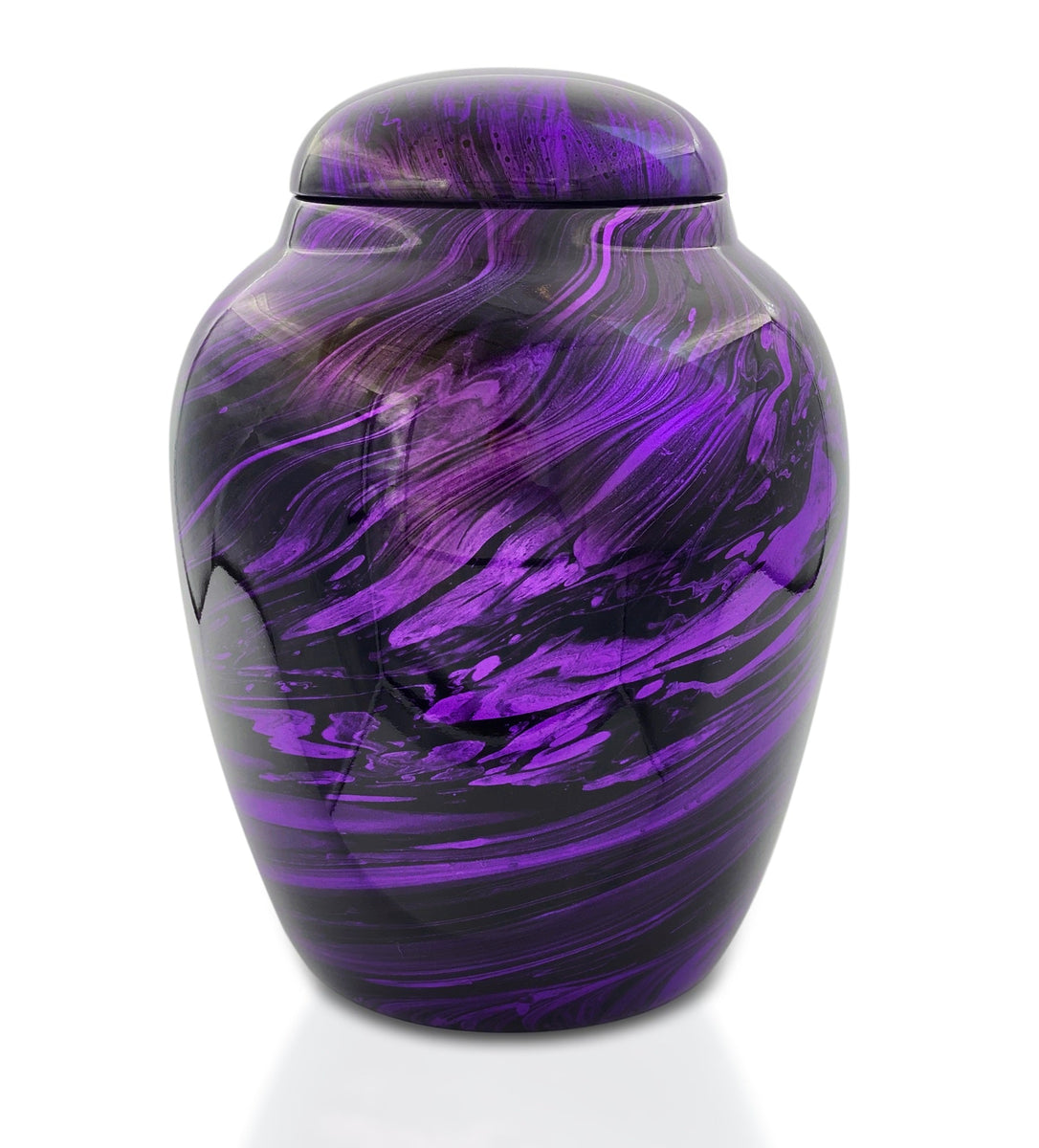 Fiberglass Passionate Purple Adult Cremation Urn - ExquisiteUrns ...